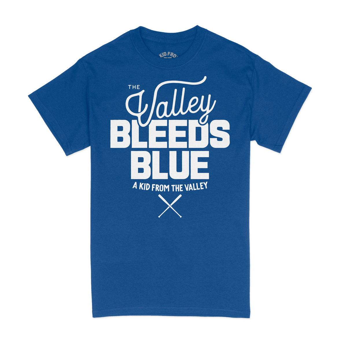 Bleed Blue Tee – A Kid From The Valley