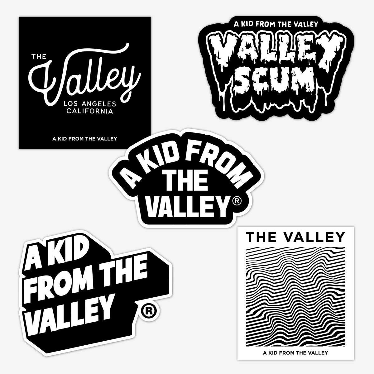 Sticker Pack – A Kid From The Valley